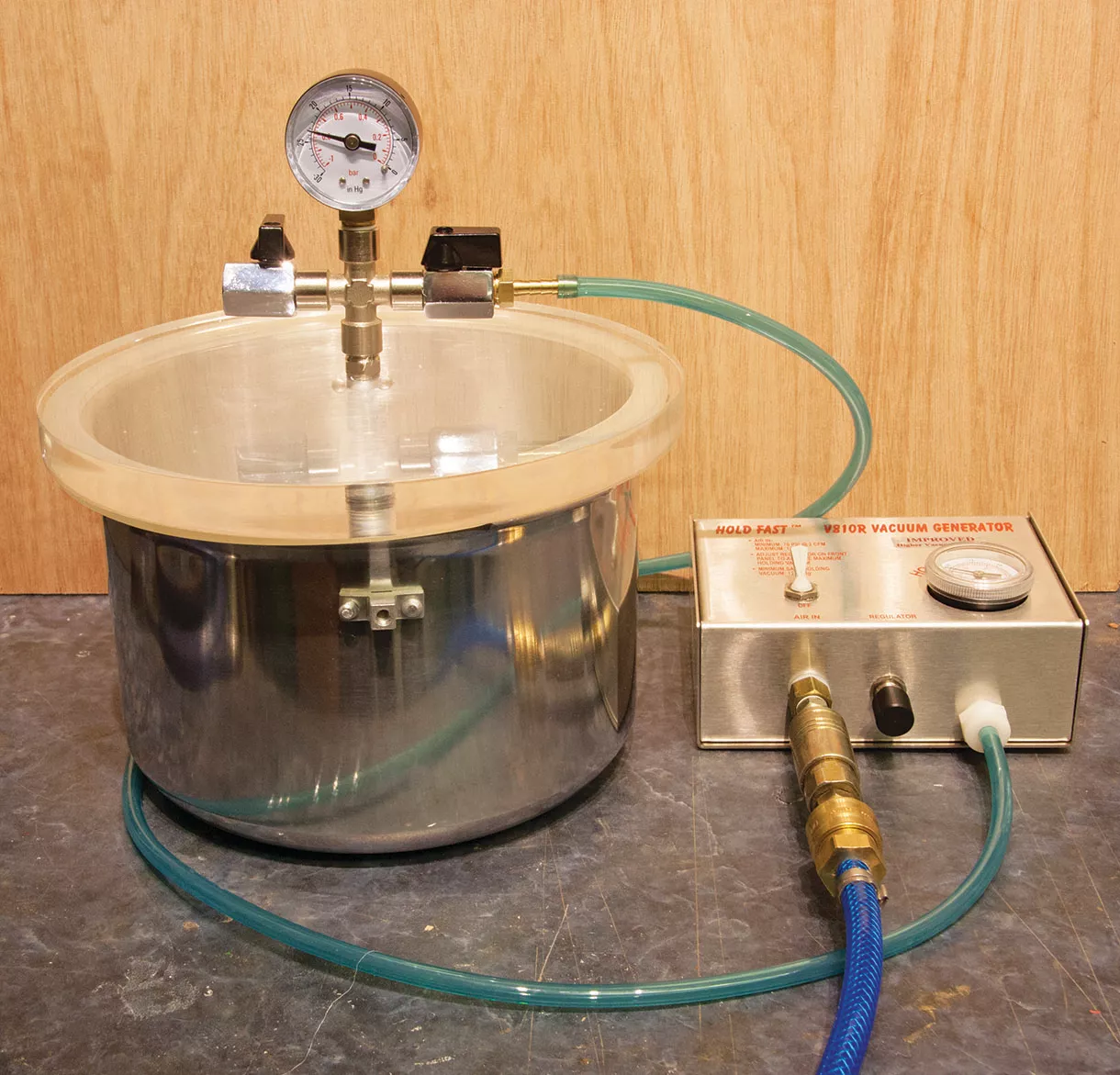 Walter's Guide to DIY Vacuum Chamber for Stabilizing Wood