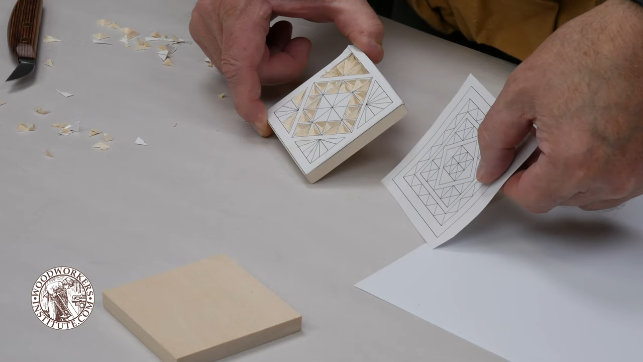 Easy Method for Transferring Patterns to Wood with Vinyl Film