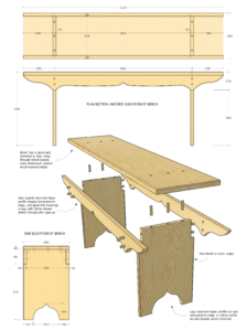 Simple Rustic Five-Board Bench: Easy DIY Furniture Guide