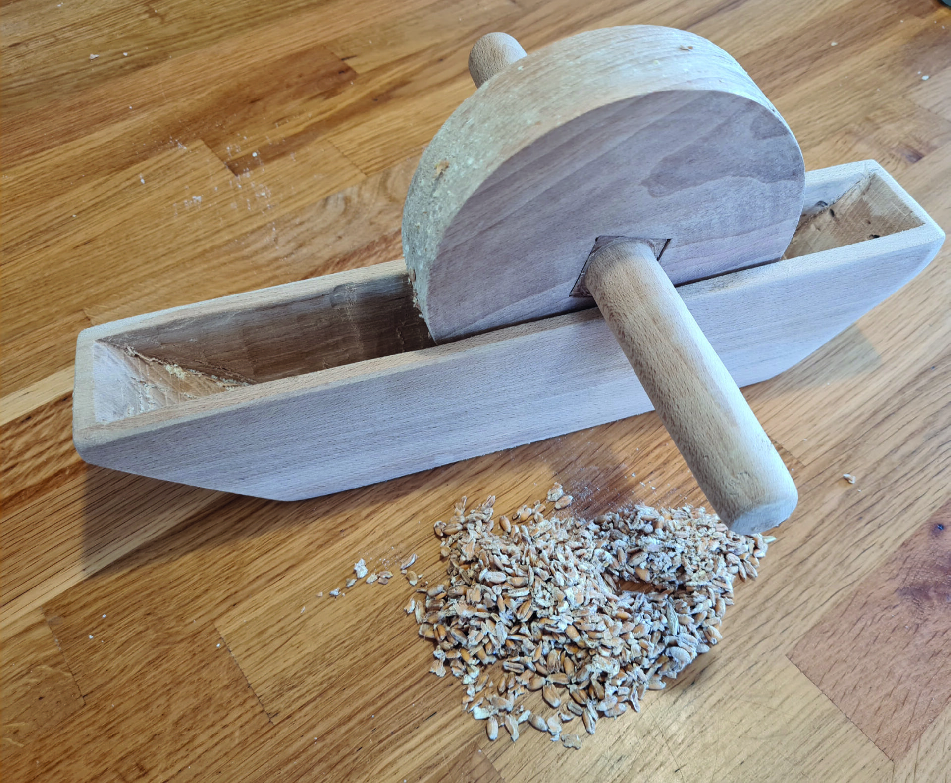 Kev Alviti's DIY Grain Mill Inspired by Historic Milling