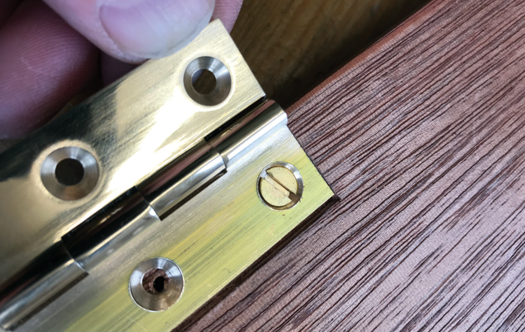 Derek Jones' Tips for Smooth-Running Hinges