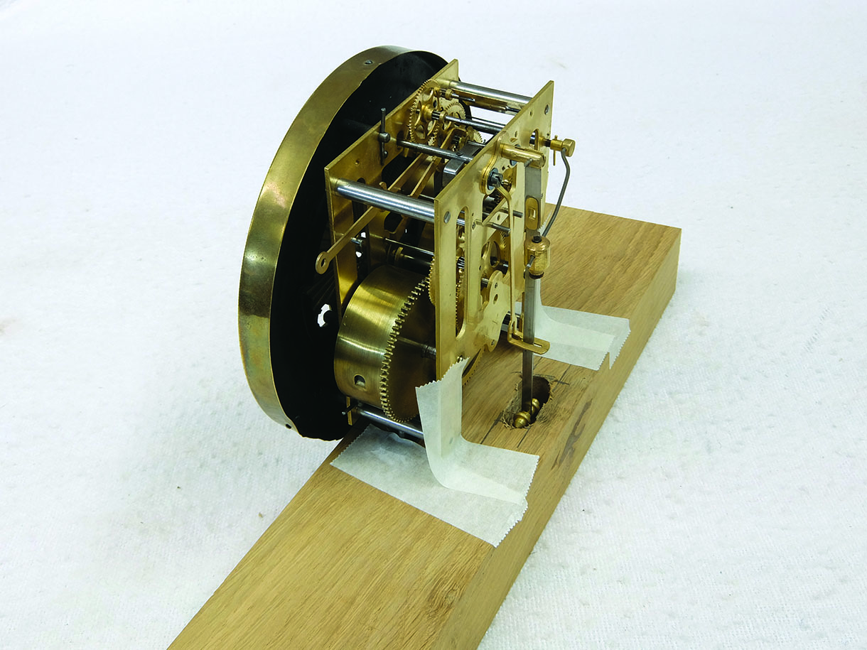 Louise Biggs Restores Antique Wall Clock Case to Perfection