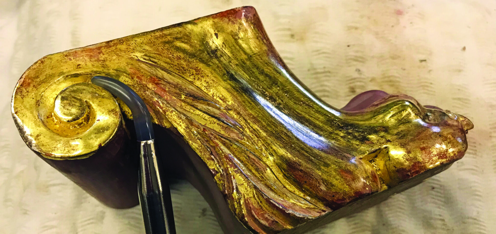 Master Gilder Paul Wilson's Tips for Gilding Awkward Shapes