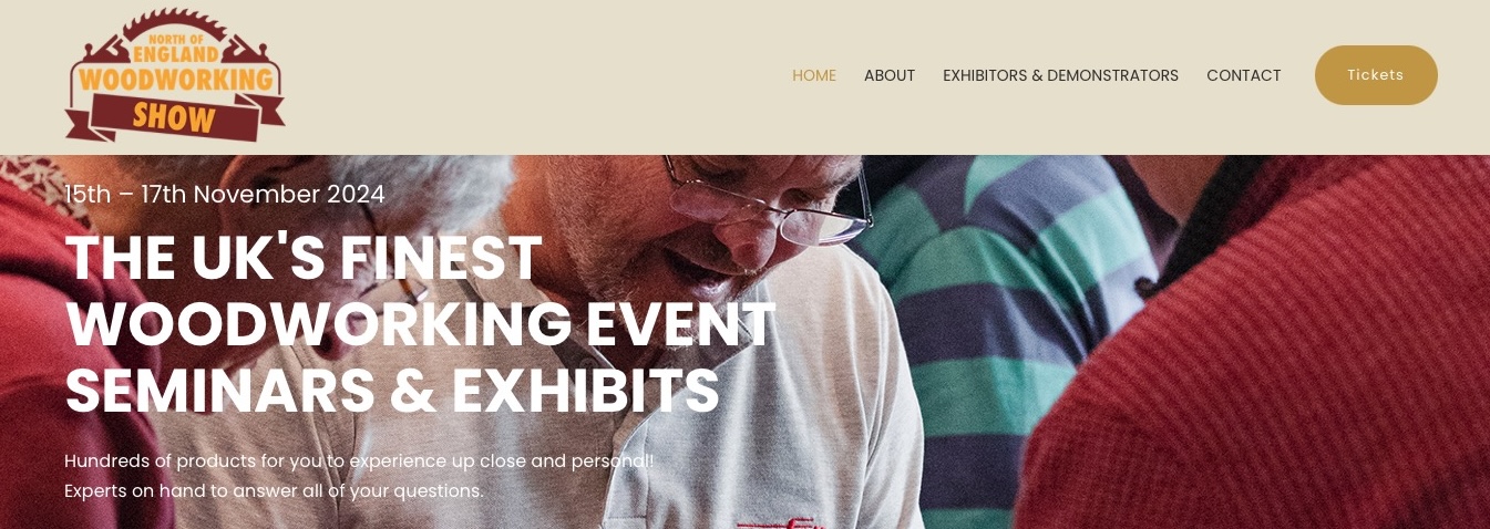 Join the North of England Woodworking Show 2024