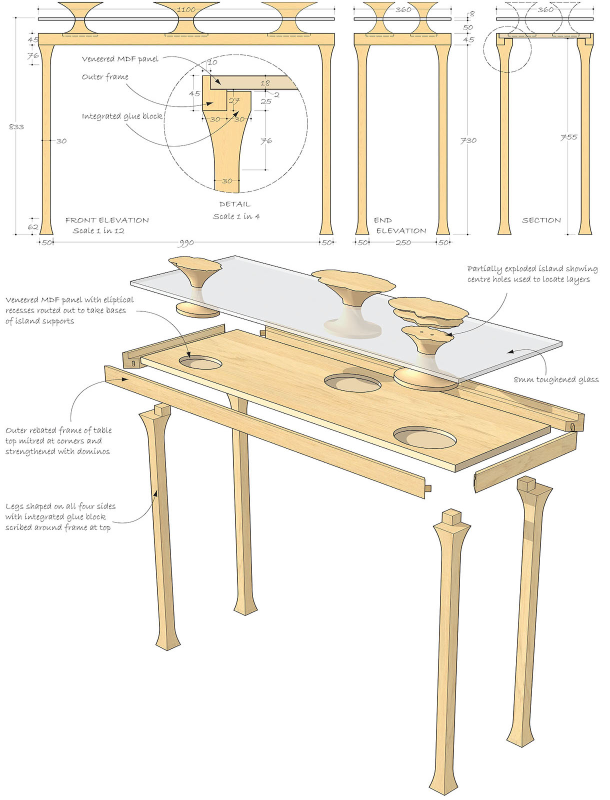 Island Table: Artful Design Inspired by Kenyan Seascape