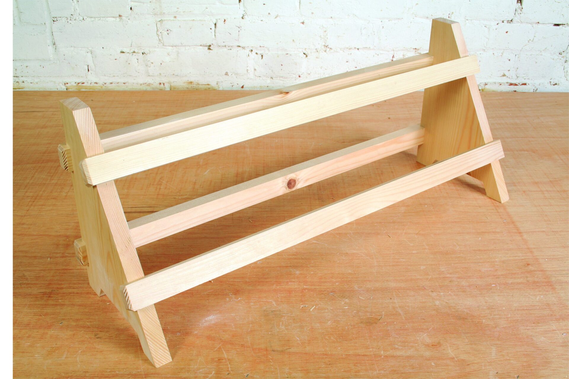 Create a Stylish Shoe Rack from One Wooden Plank