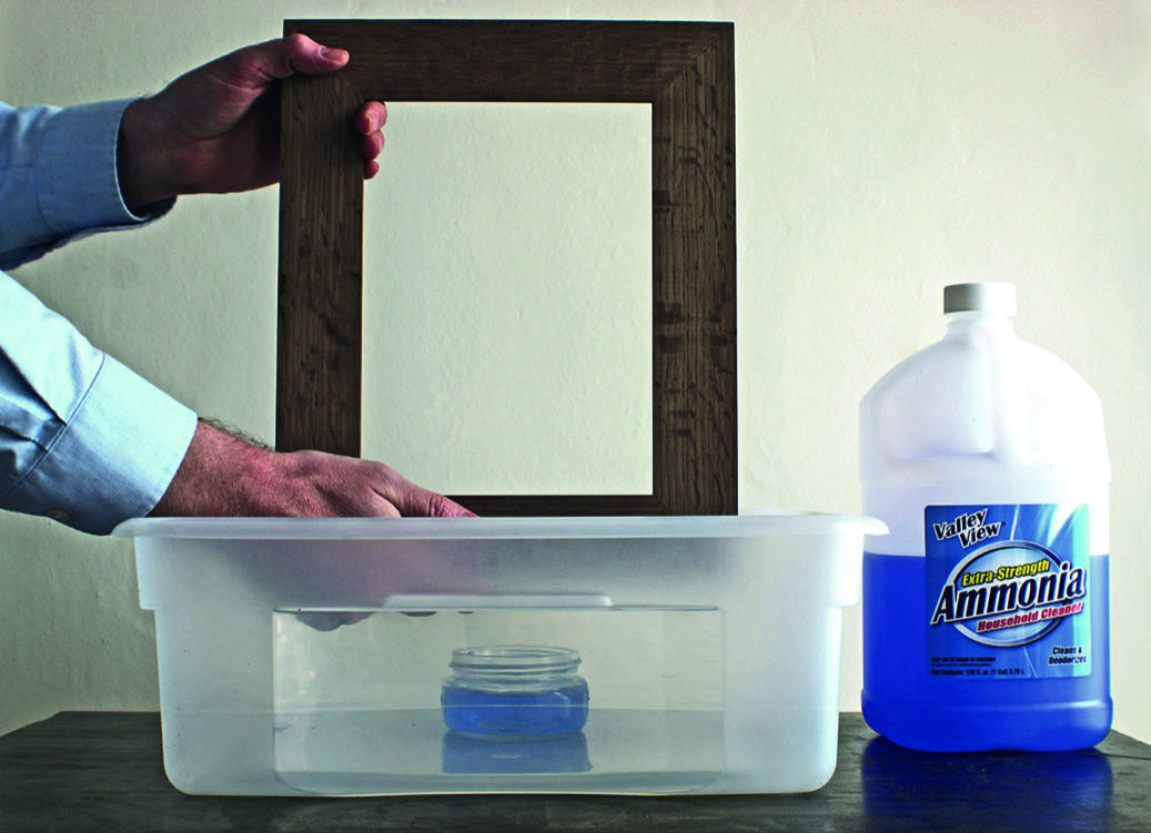Create an Arts & Crafts Fumed Oak Frame Easily