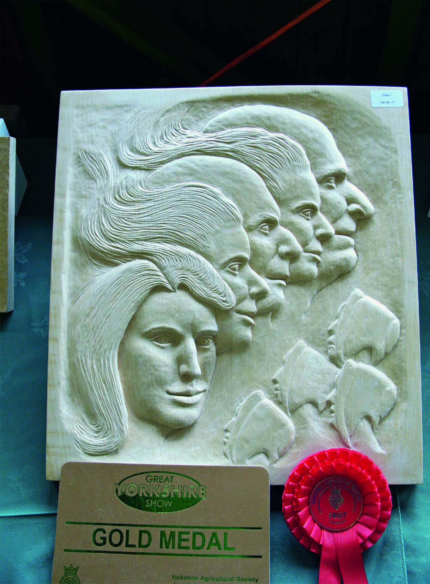 Brontë Family: Profile Carvings Tribute by Graham Thompson